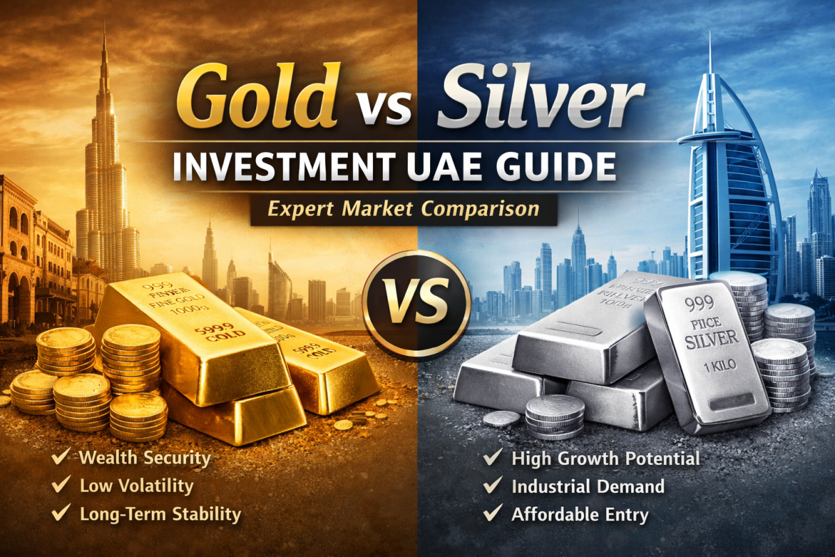 Gold vs Silver Investment UAE Guide | Expert Market Comparison